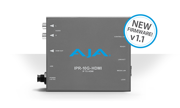 AJA update adds support for UltraHD