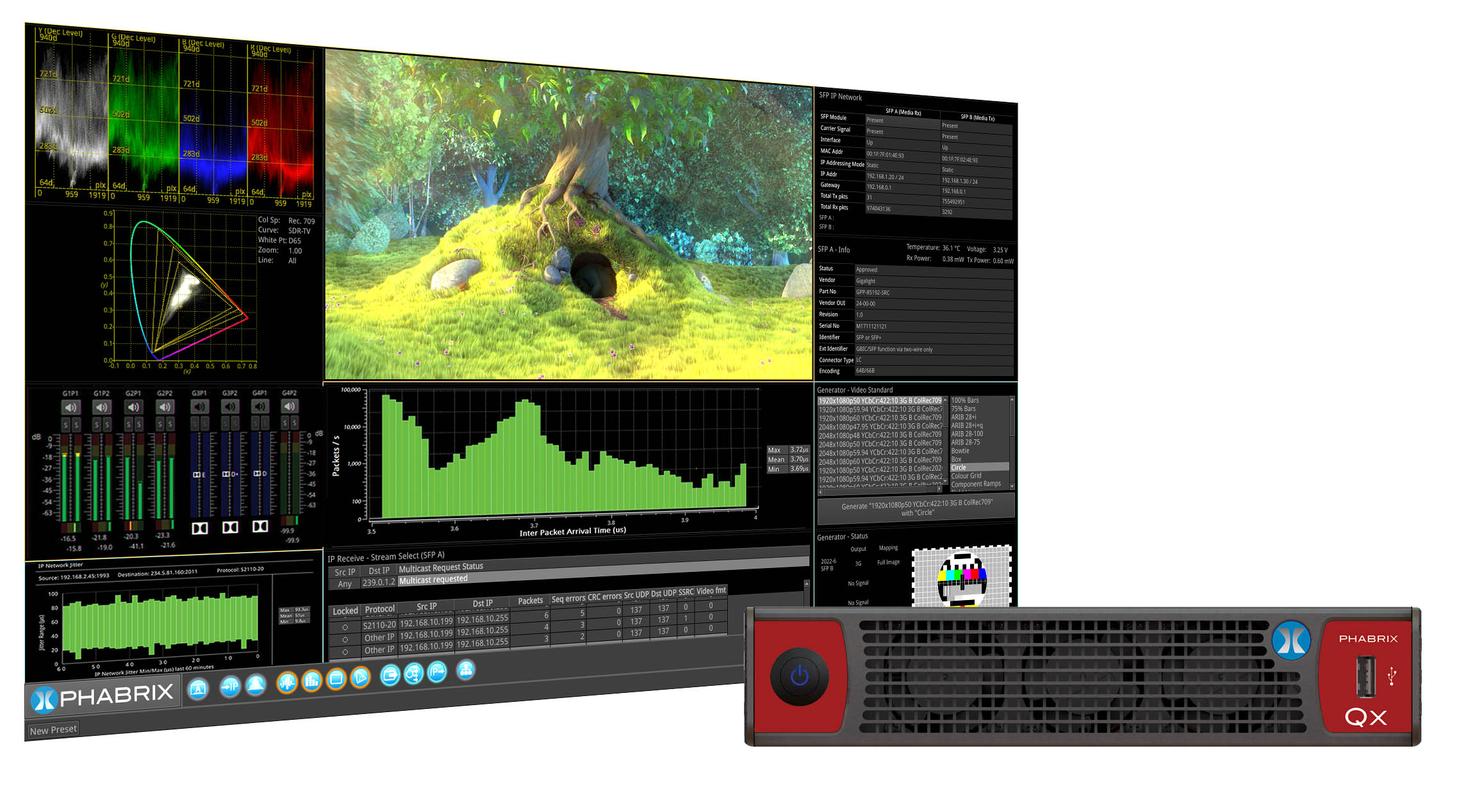 Phabrix unveils new Qx capabilities