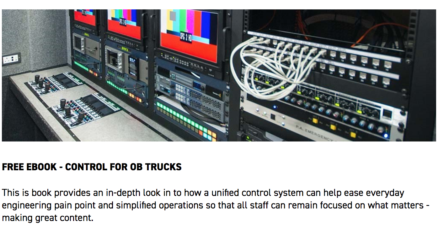 Control for OB trucks - TVBEurope