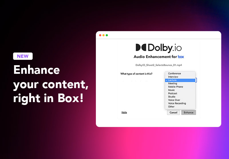 Dolby puts automated audio enhancements in the Box - TVBEurope