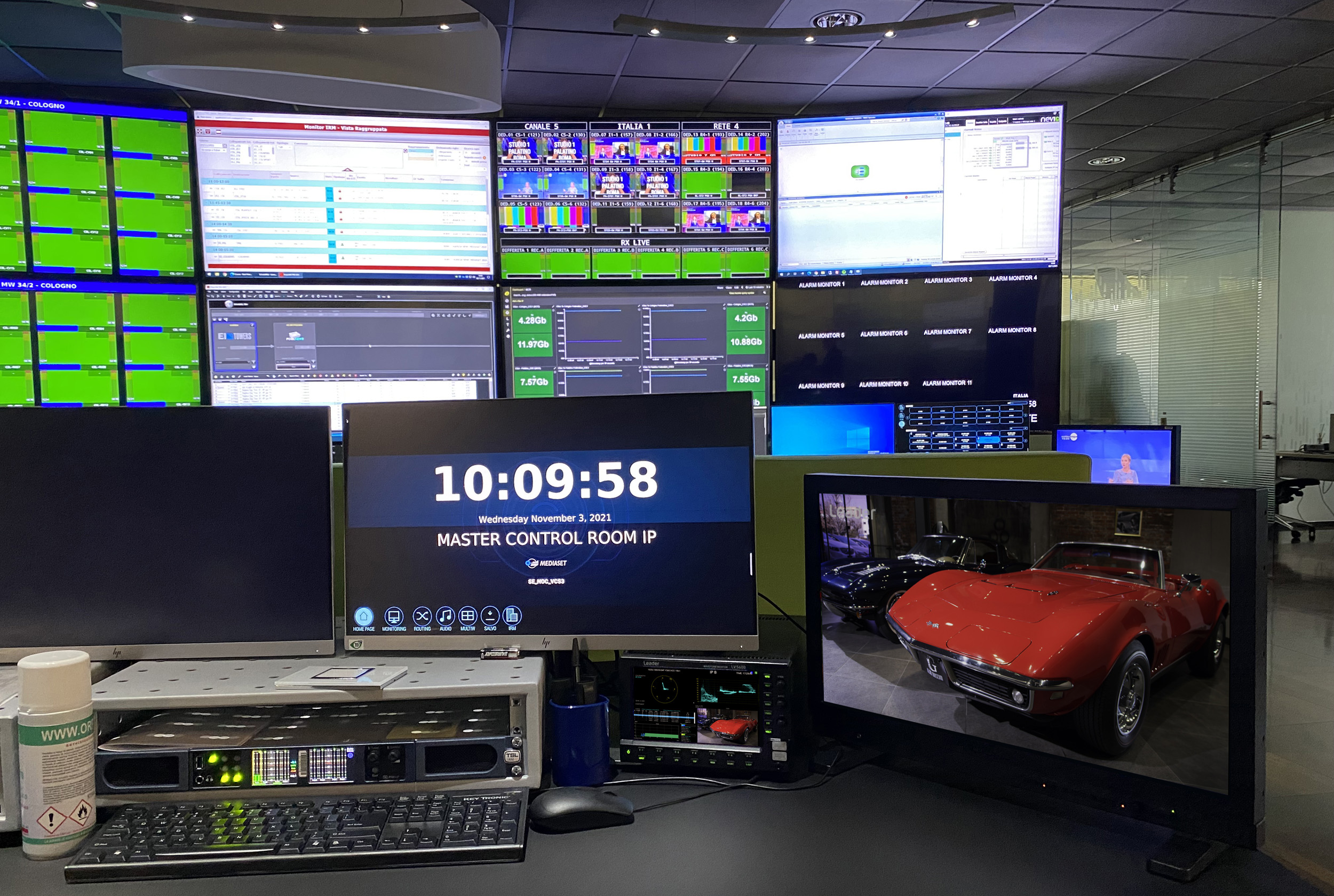 Mediaset selects Leader waveform monitors for move to IP-based UHD HDR ...
