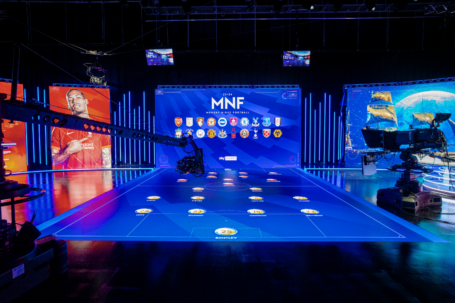 New Sky Sports studio set for debut on Monday Night Football - TVBEurope