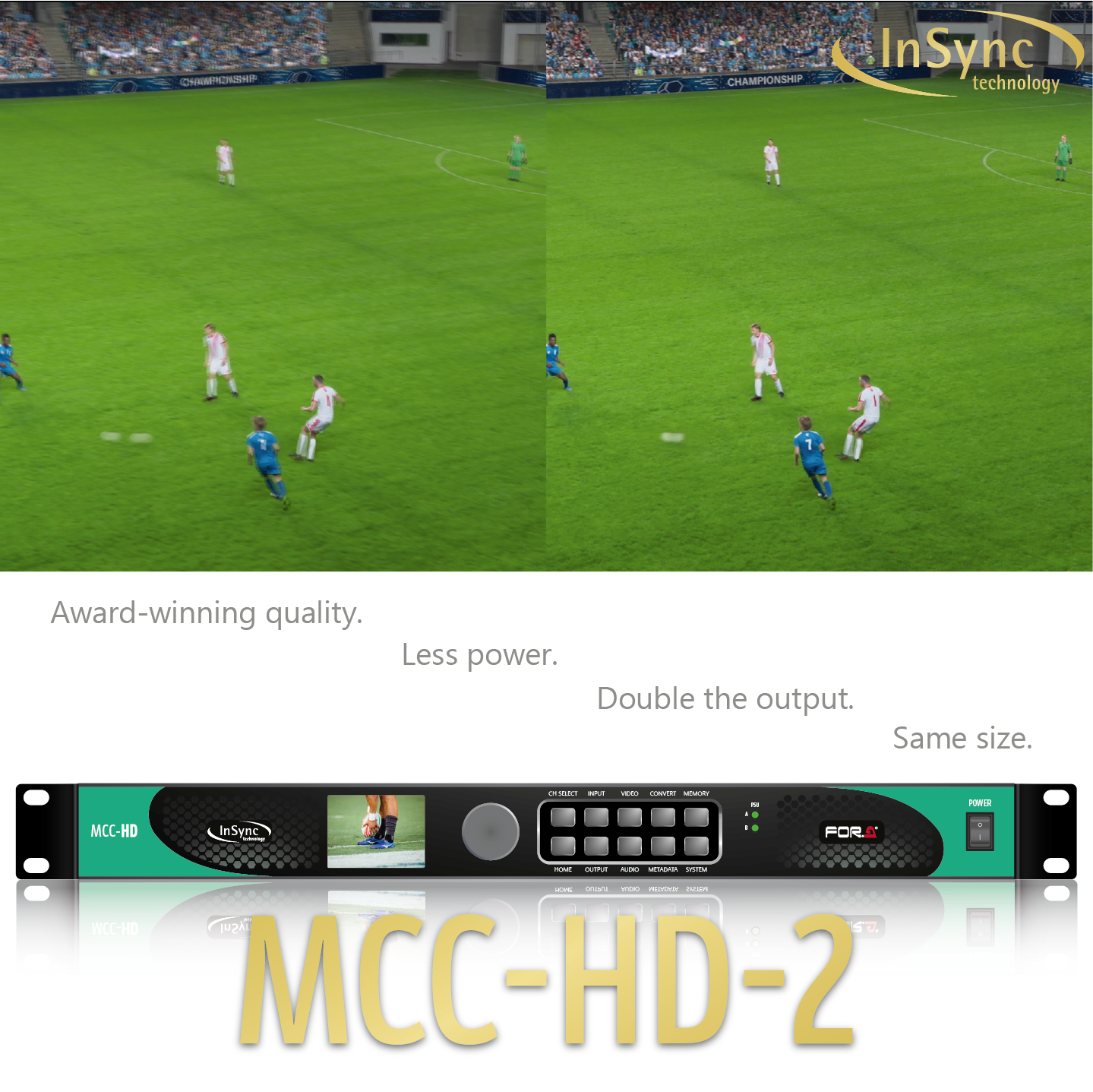 InSync introduces low-energy dual-channel frame rate converter - TVBEurope