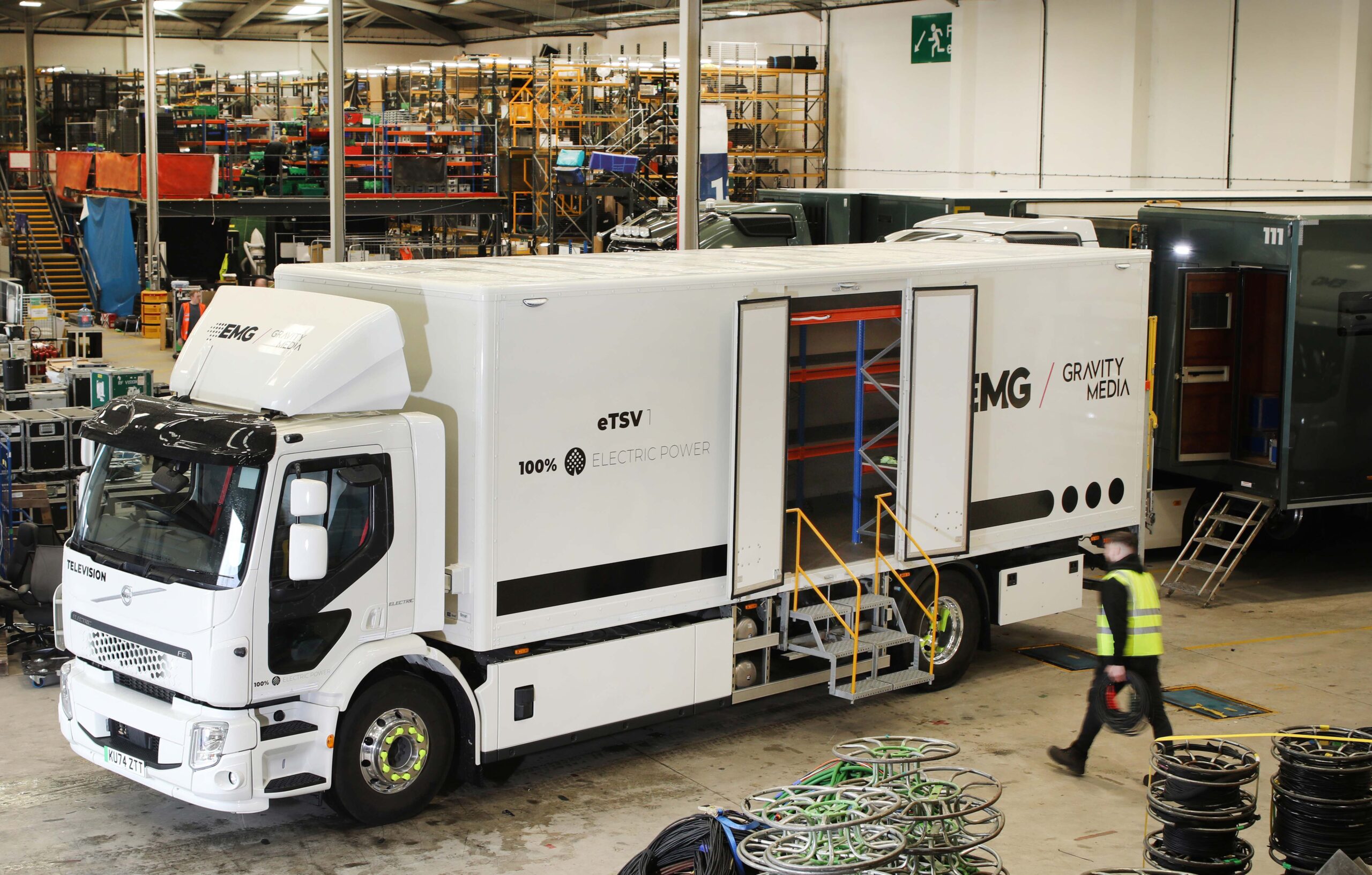 Electric tender truck helps EMG / Gravity Media cut emissions - TVBEurope